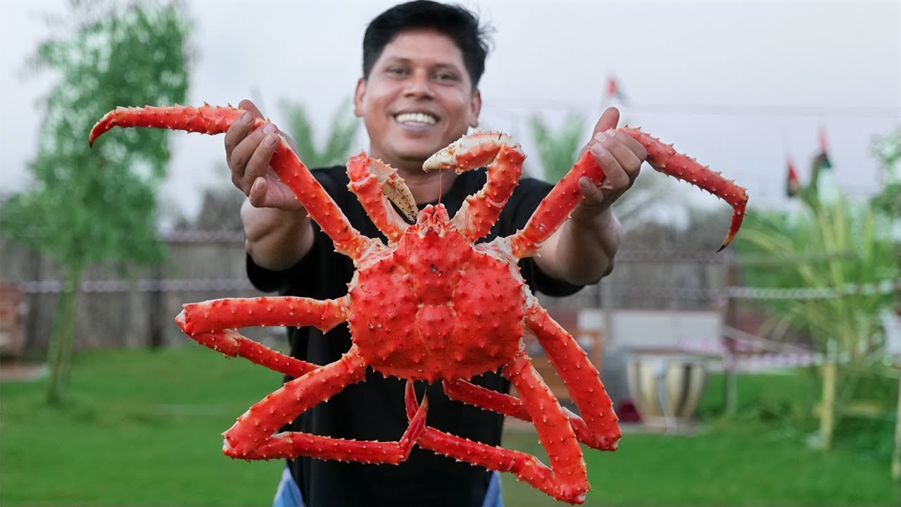 4 kg BIG KING CRAB CURRY | ലോകത്തിലെ ഏറ്റവും വിലകൂടിയ ഞണ്ട് കറി | World ...