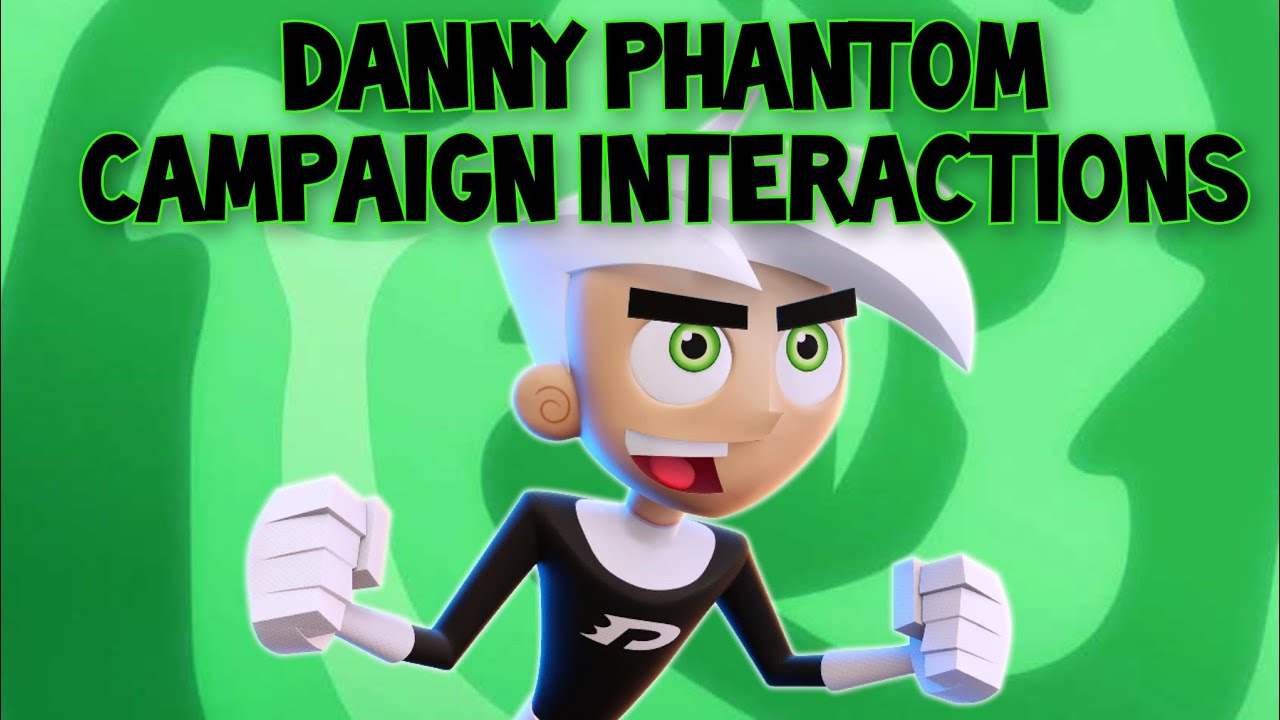 Nickelodeon All-Star Brawl 2 - Danny Phantom Campaign Interactions - YouTube