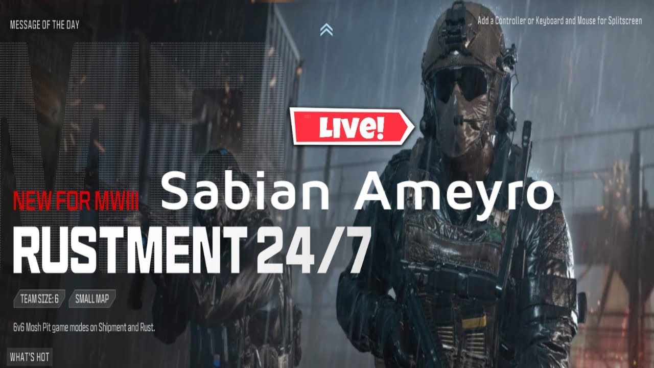 Call of Duty Modern Warfare 3 Rustment 24/7 live - YouTube
