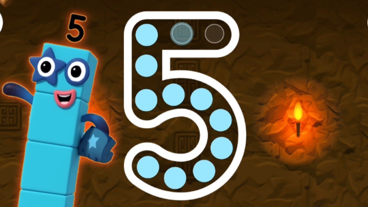 Numberblocks discover 5 magic run | five is special number | five fast ...