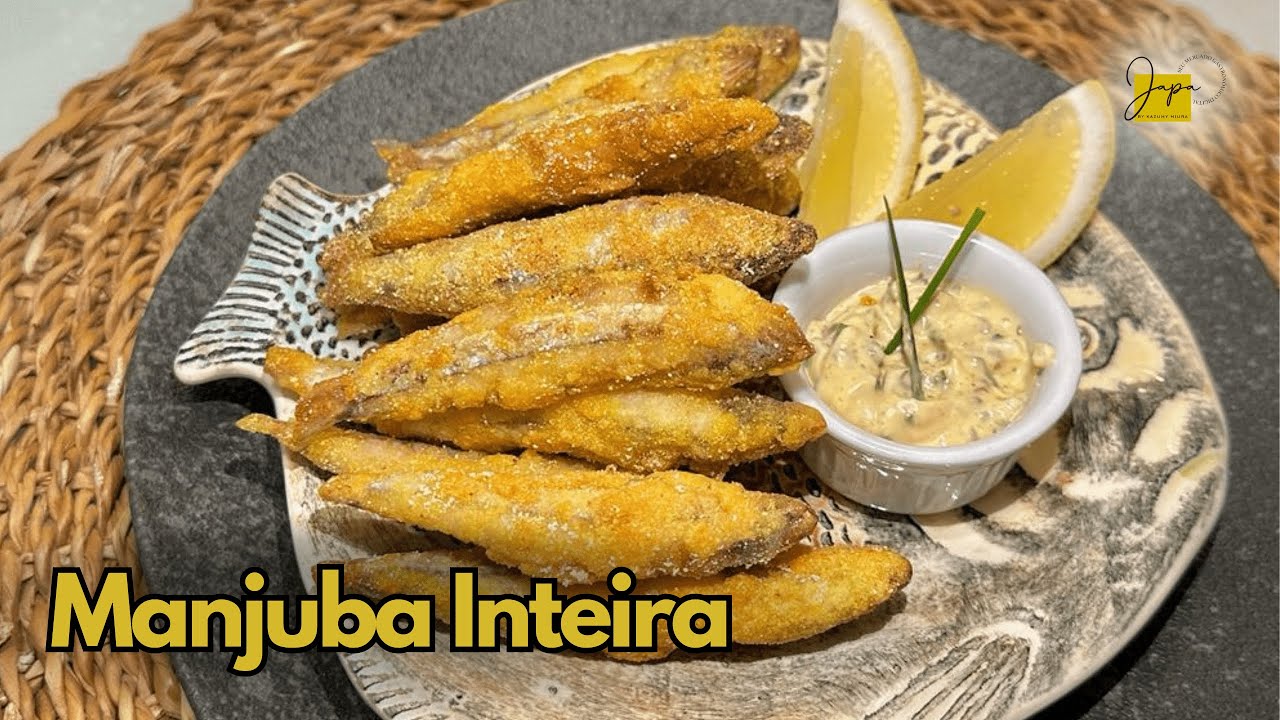Como preparar manjuba empanada na farinha de fubá. - YouTube