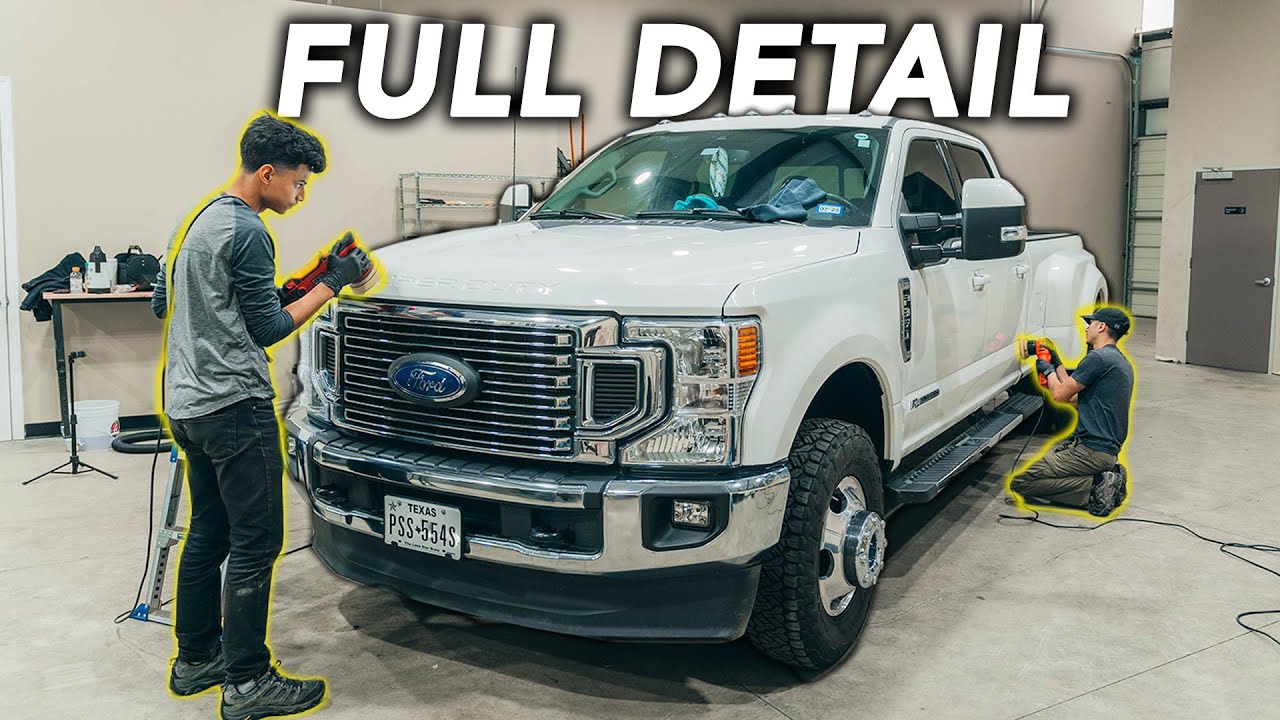 Detailing a BIG Ford F350 | How Much Did We Charge? - YouTube