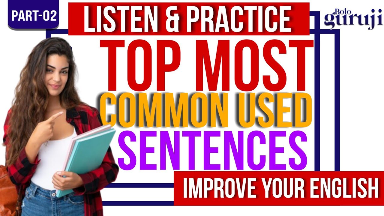 Top Most Common Used Sentences|Listen and Improve Your English Speaking ...