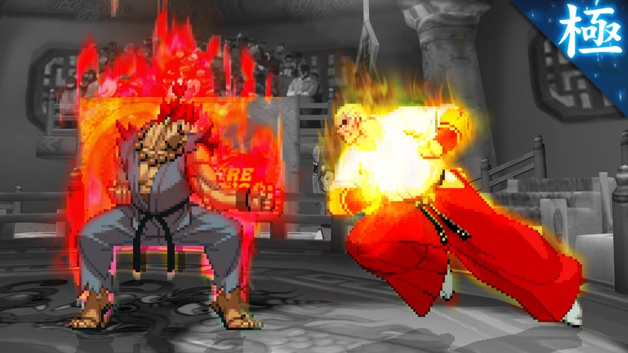 [TAS] Capcom vs. SNK 2 - Akuma vs. Geese - YouTube