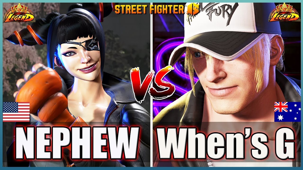 Street Fighter 6 🔥NEPHEW (#1JURI) Vs When's G (Terry Bogard)🔥Best ...
