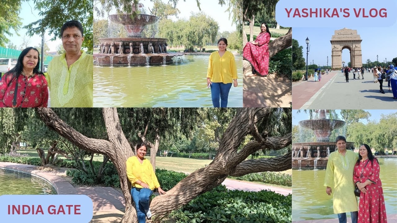 INDIA GATE | QUALITY TIME | MINI VLOG | YASHIKA'S VLOG - YouTube