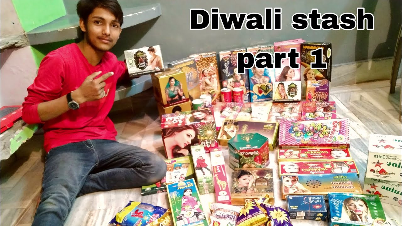 Diwali stash (part -1) with !!Mrpratham16!! - YouTube