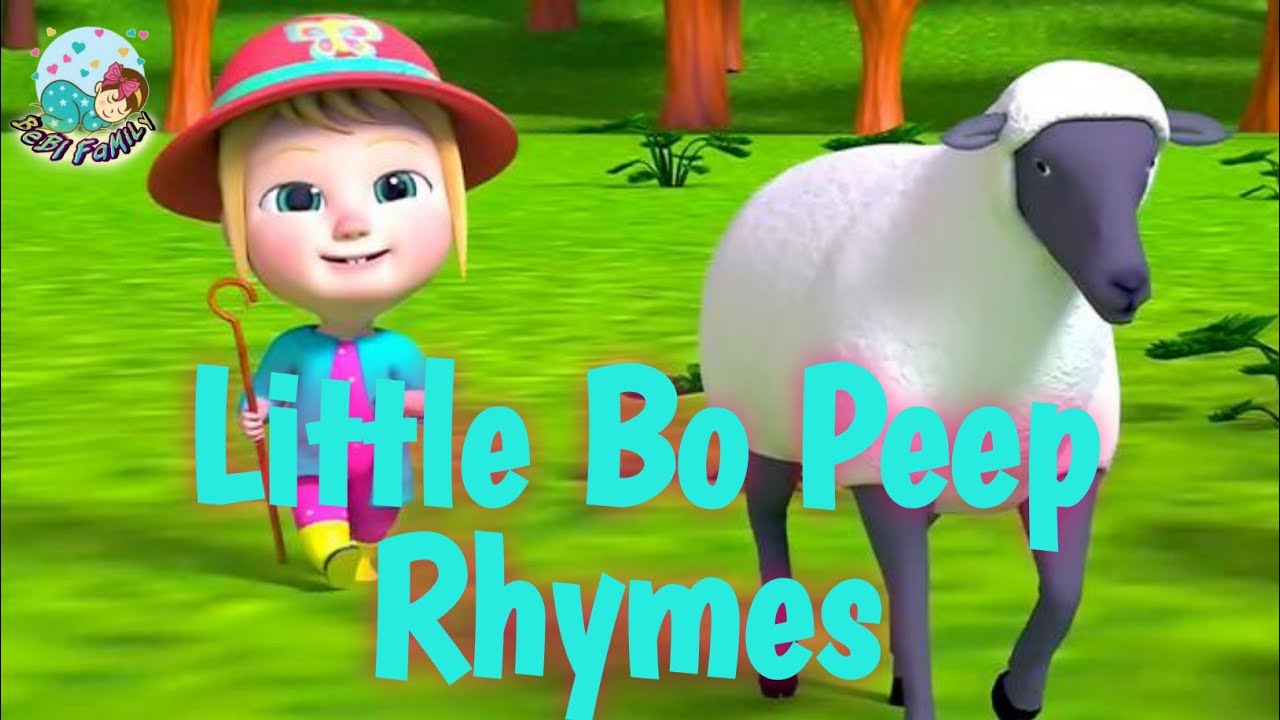 Little Bo Peep - Fun Kids Song Music Cartoon For Children - Popular ...