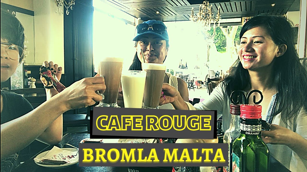 Breakfast at CAFE ROUGE (Bromla, Malta) - YouTube