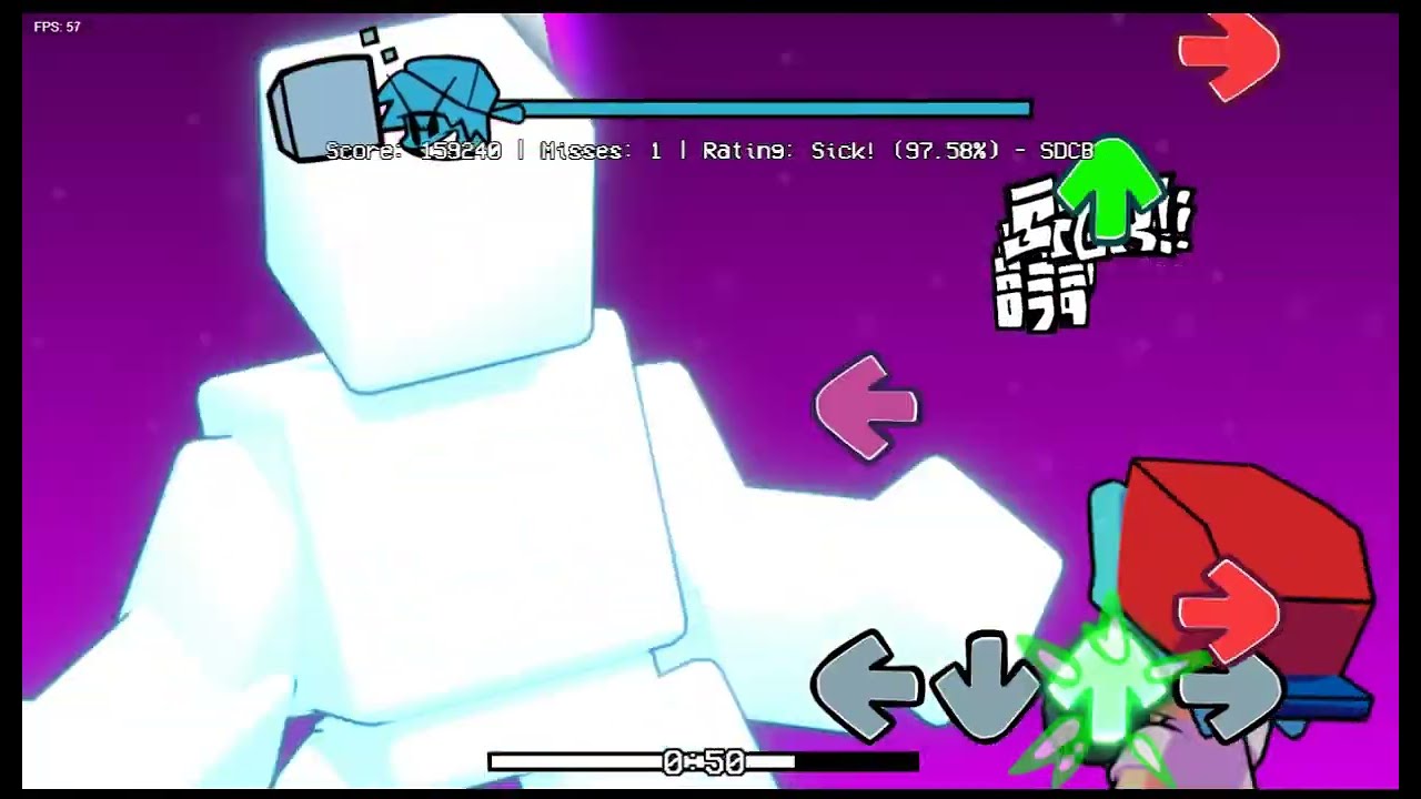 FNF fourth wall gameplay - YouTube