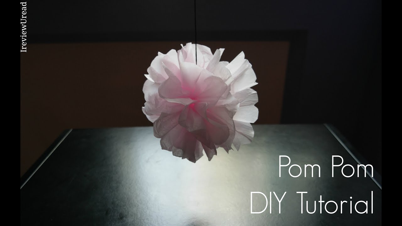 Simple Pom Pom DIY Tutorial | IreviewUread - YouTube