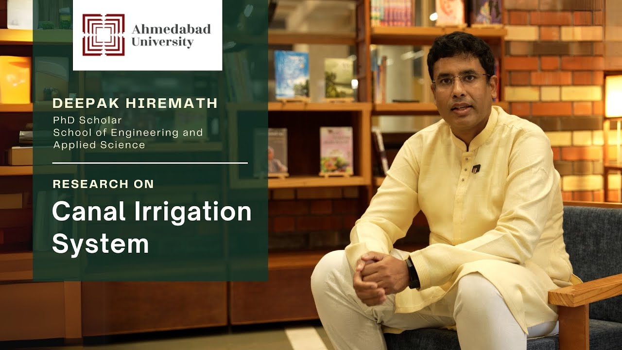 Deepak Hiremath 's Research on Canal Irrigation System | Convocation ...