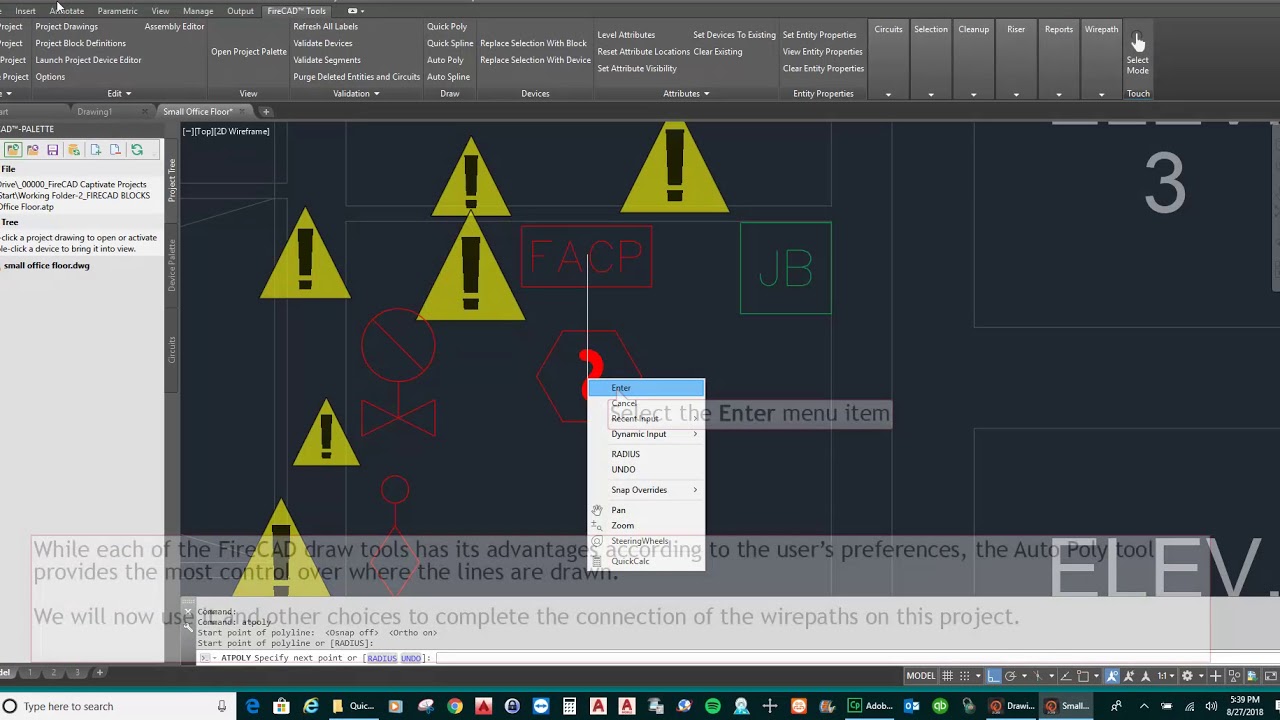 FireCAD Version 2019 Demo/Quick Start Part 2_With Narration - YouTube