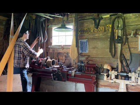 Boring and Broaching a Pulley in the Lineshaft Machine Shop - YouTube