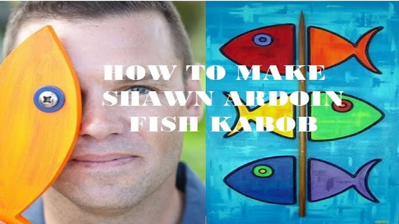 How to draw Fish Kabob | By New Artist Shawn Ardoin | Bright Colours ...