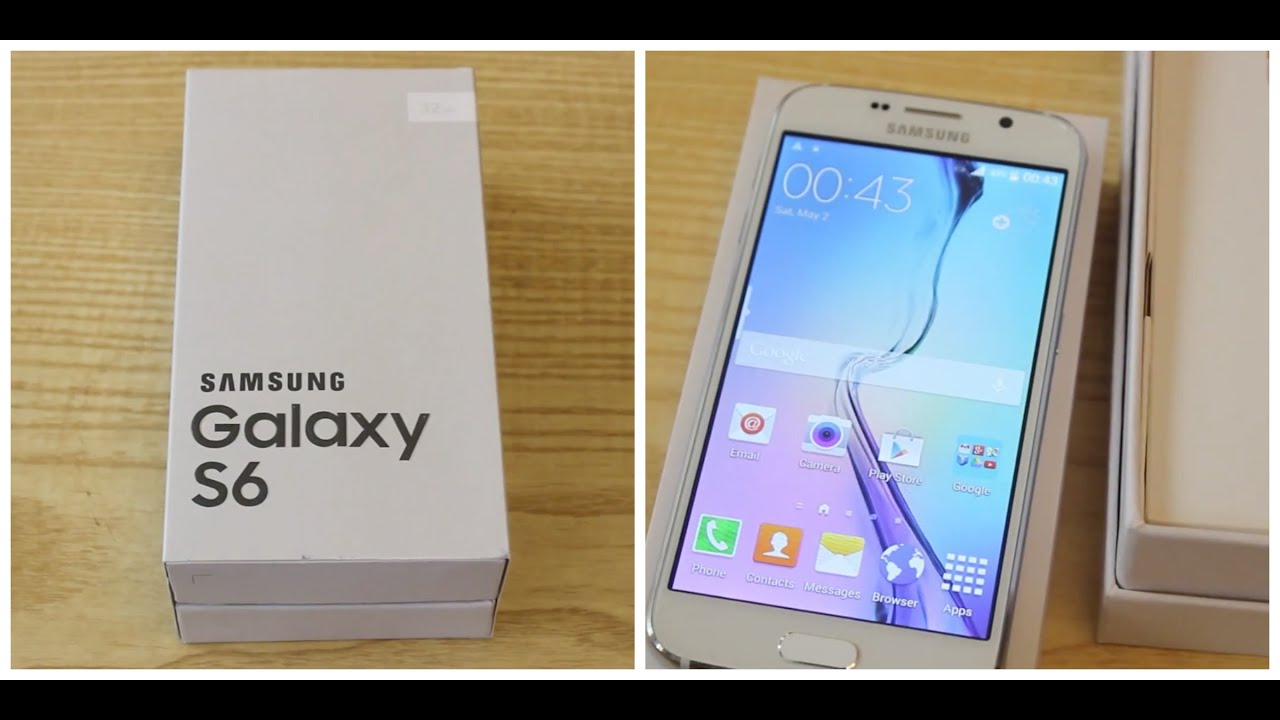 Samsung Galaxy S6 - White - UNBOXING [HD] - YouTube