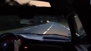 BMW E30 Sunset Driving