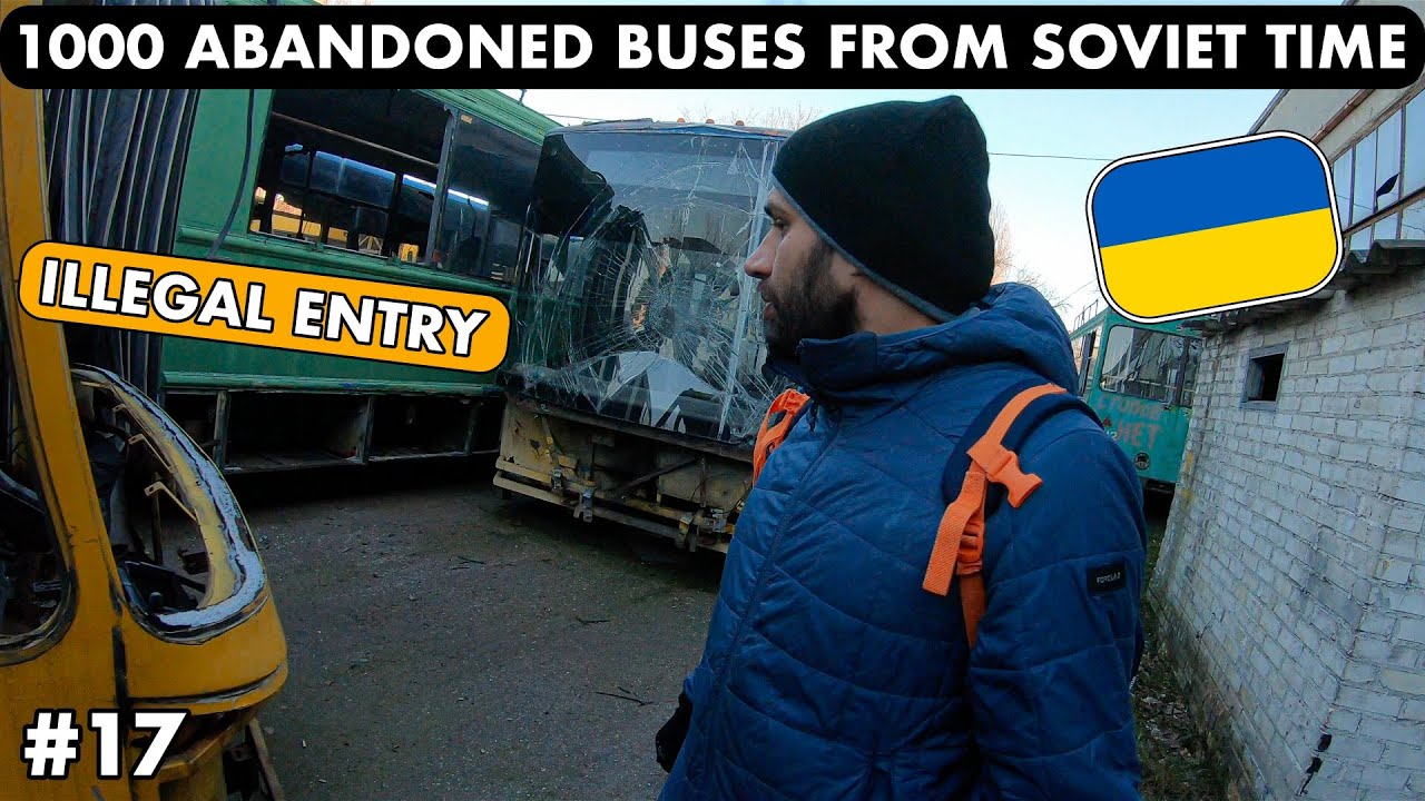 1000 ABANDONED BUSES FROM SOVIET TIME😱😱 - KYIV, UKRAINE - YouTube