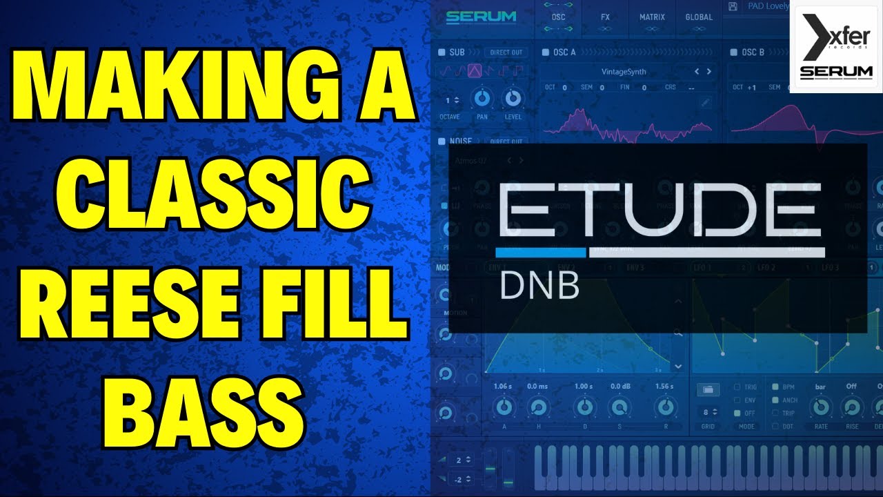 How to Make Classic Reese Bass Fills for Drum & Bass! - YouTube