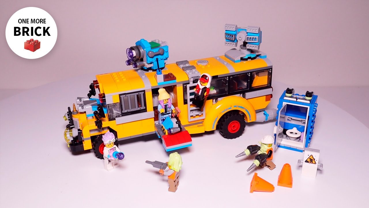LEGO Hidden Side 70423 Paranormal Intercept Bus 3000 - Lego Speed build ...