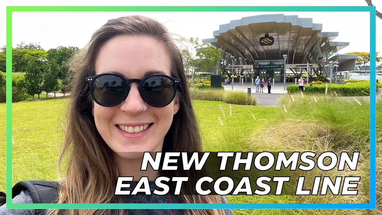 SMRT’s BRAND NEW LINE! Thomson-East Coast Line // We Visited ALL 11 ...