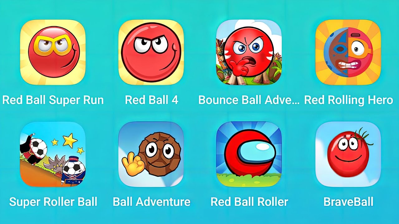 Red Ball Super Run, Red Ball 4, Bounce Ball, Red Rolling Hero, Super ...
