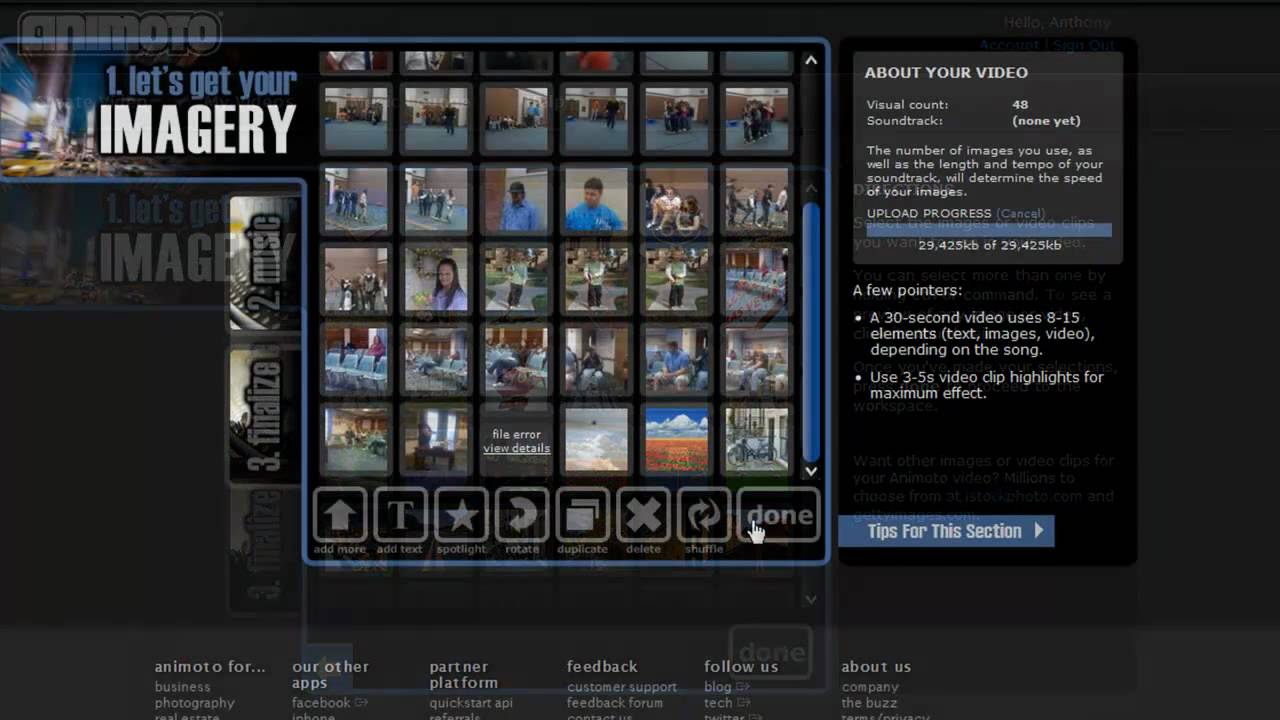 Animoto Video, How to make great Videos using Free software, Animoto ...