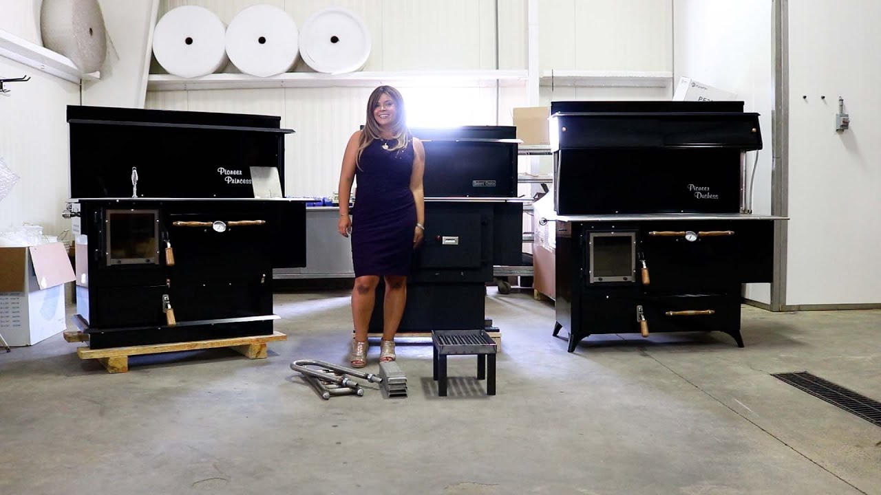 Pioneer Wood Cook Stove Options - Princess, Duchess, Baker's Choice ...