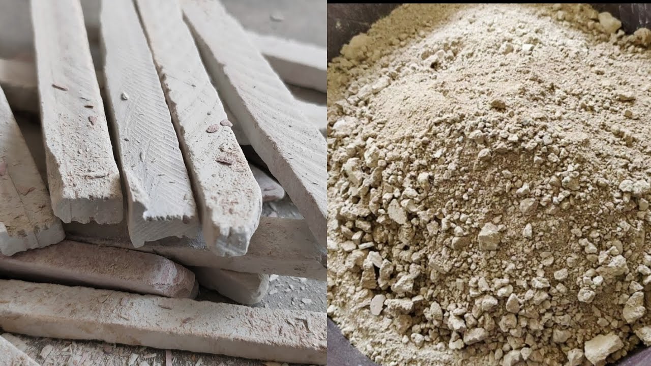 Up to 10 kg Slate pencil Powder || Making Process || Preparation video ...