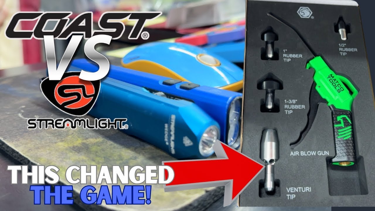 Matco Tools: Pro Tip For Venturi Blow Gun and A Cool Coast Light - YouTube