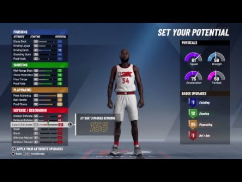 Point Power Forward Rear build nba 2k20 - YouTube