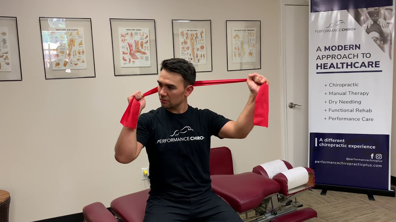 Cervical Skin Floss For Increased Neck Rotation - YouTube