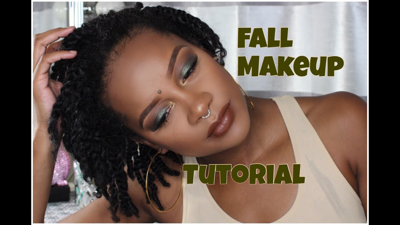 Fall Makeup Tutorial/Green - YouTube