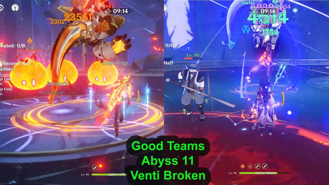 Diluc C0 & Raiden C0 Abyss 11 Full Stars Genshin Impact - YouTube