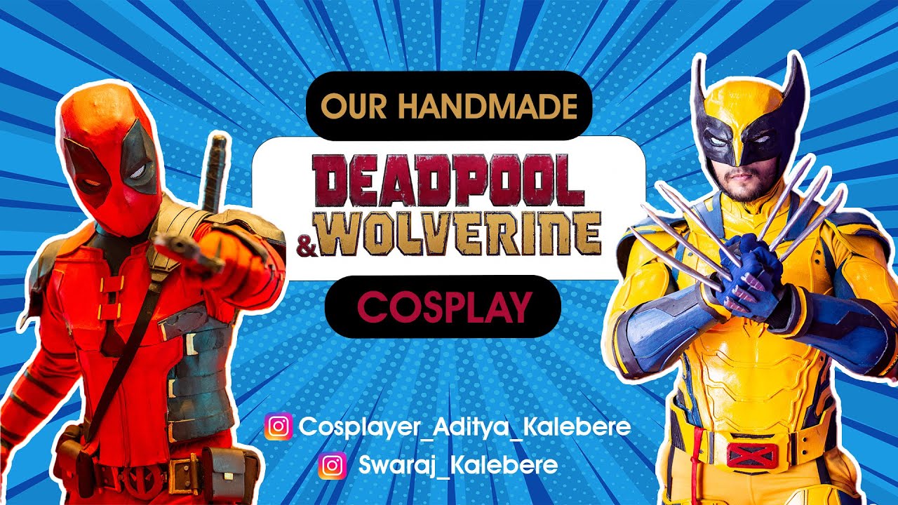 Deadpool and Wolverine Cosplay Vlog | @CosplayerAdityaKalebere # ...