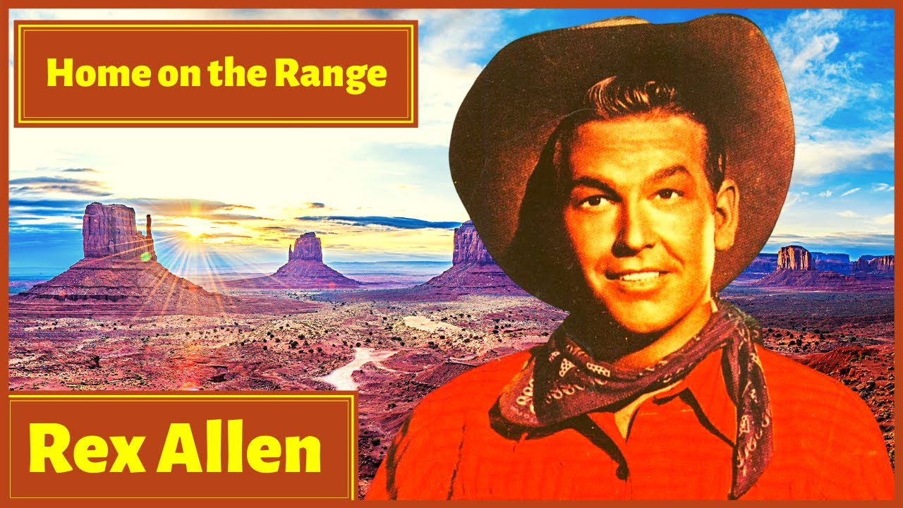 HOME ON THE RANGE - Rex Allen sings Western Songs (Twilight on the ...