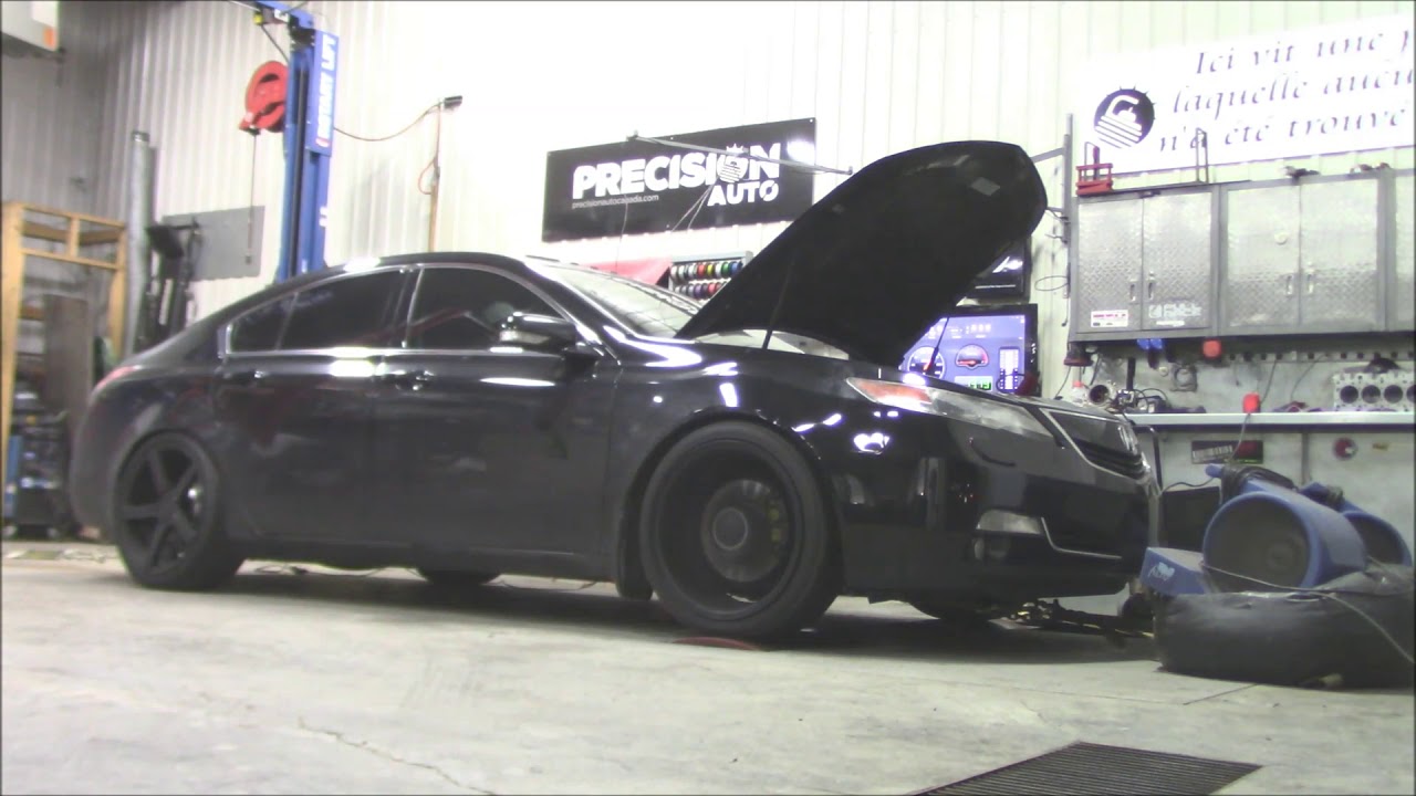 Precision Auto Canada Acura TL SH AWD Dyno tuning - YouTube