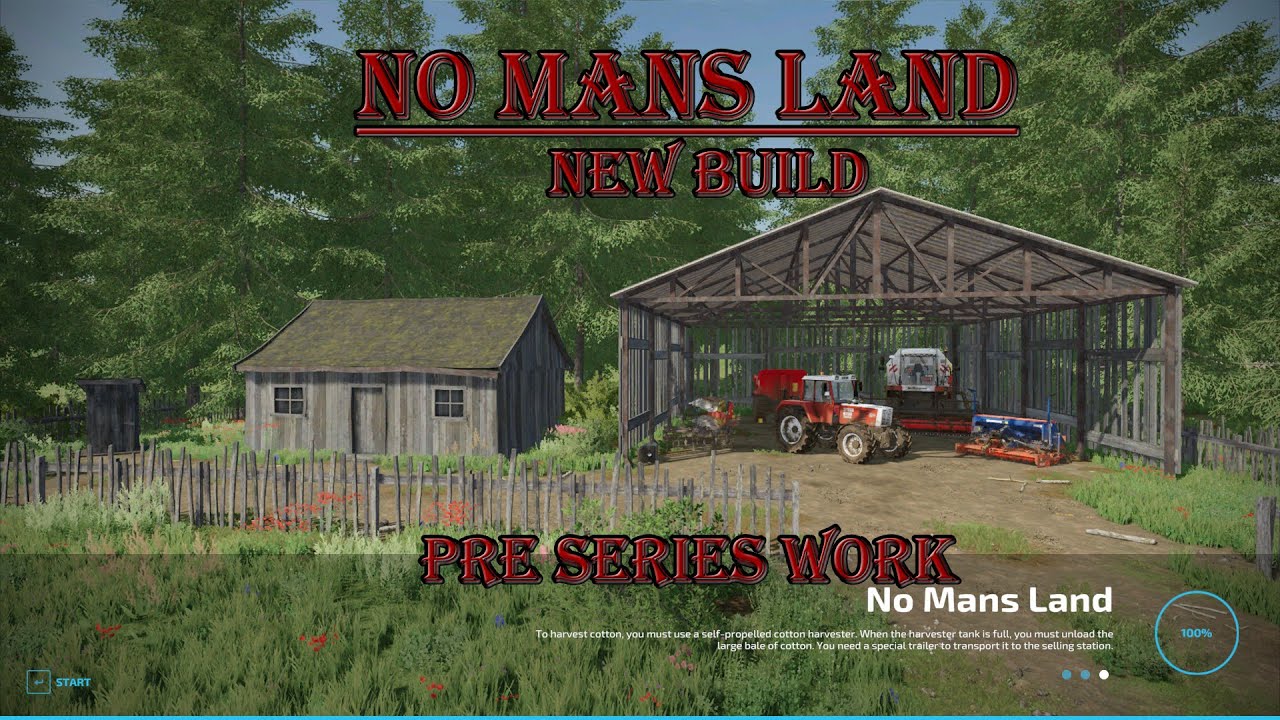 FS22, No mans land, new build setting up the map boundary - YouTube