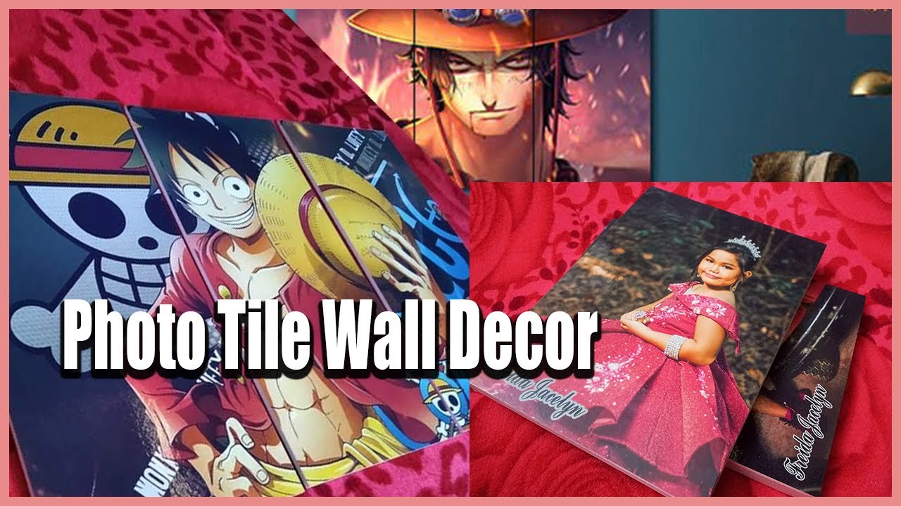 How to make photo tile wall decor | Sintra board - YouTube