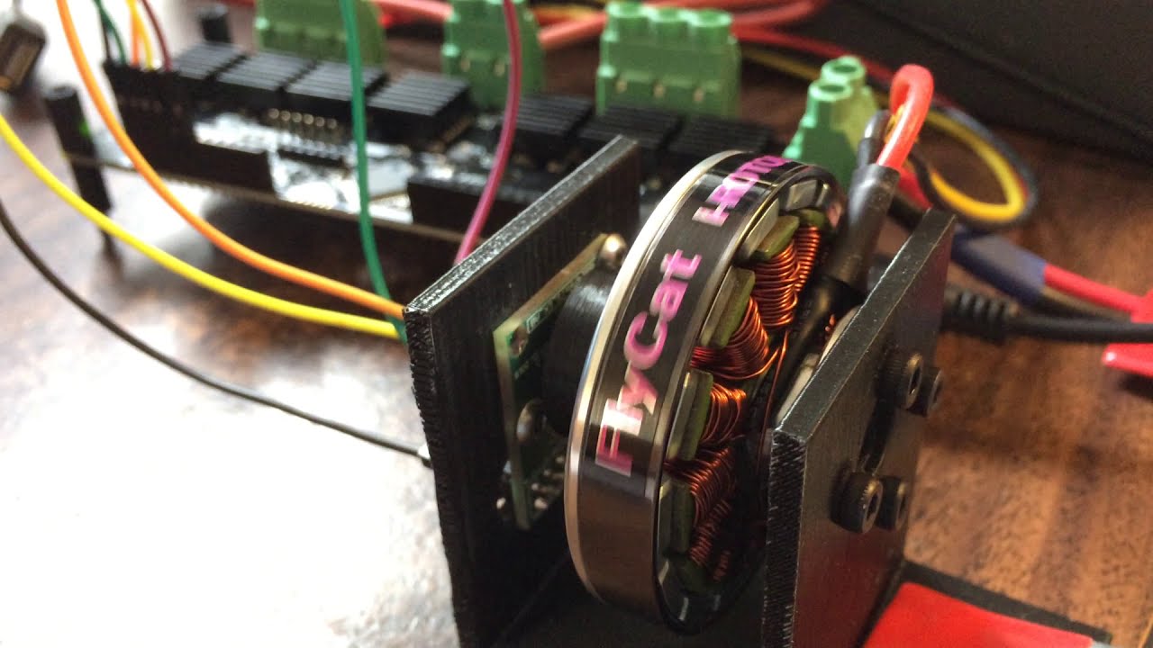ODrive driving FlyCat 5010 Motor - YouTube