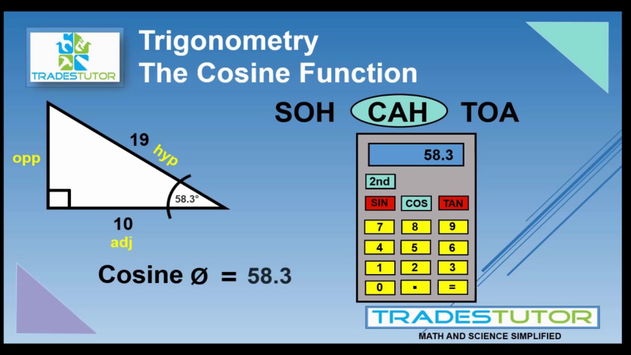 Trigonometry Cosine Function YouTube trigonometry-cosine-function-youtube