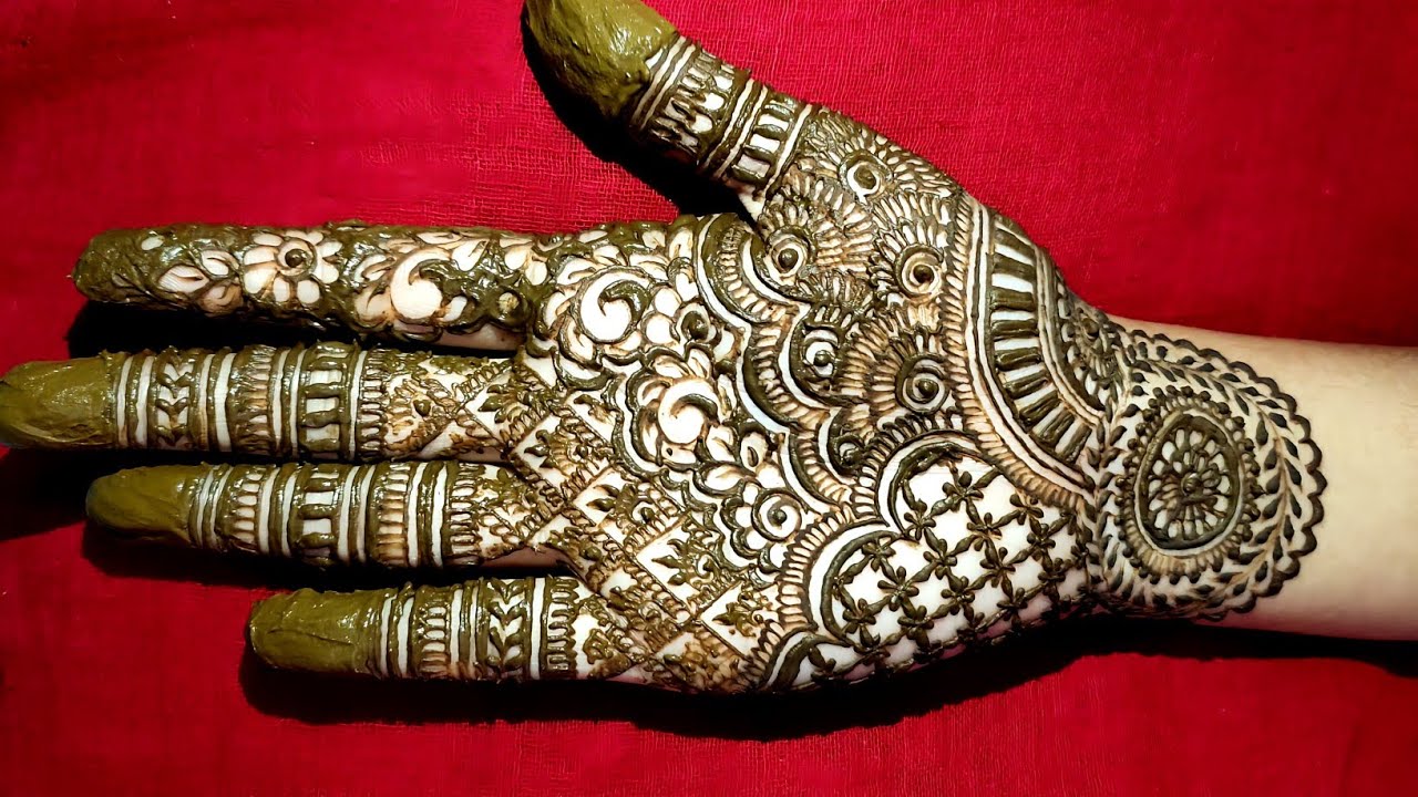 Beautiful heavy front hand mehendi design/latest new mehendi design ...