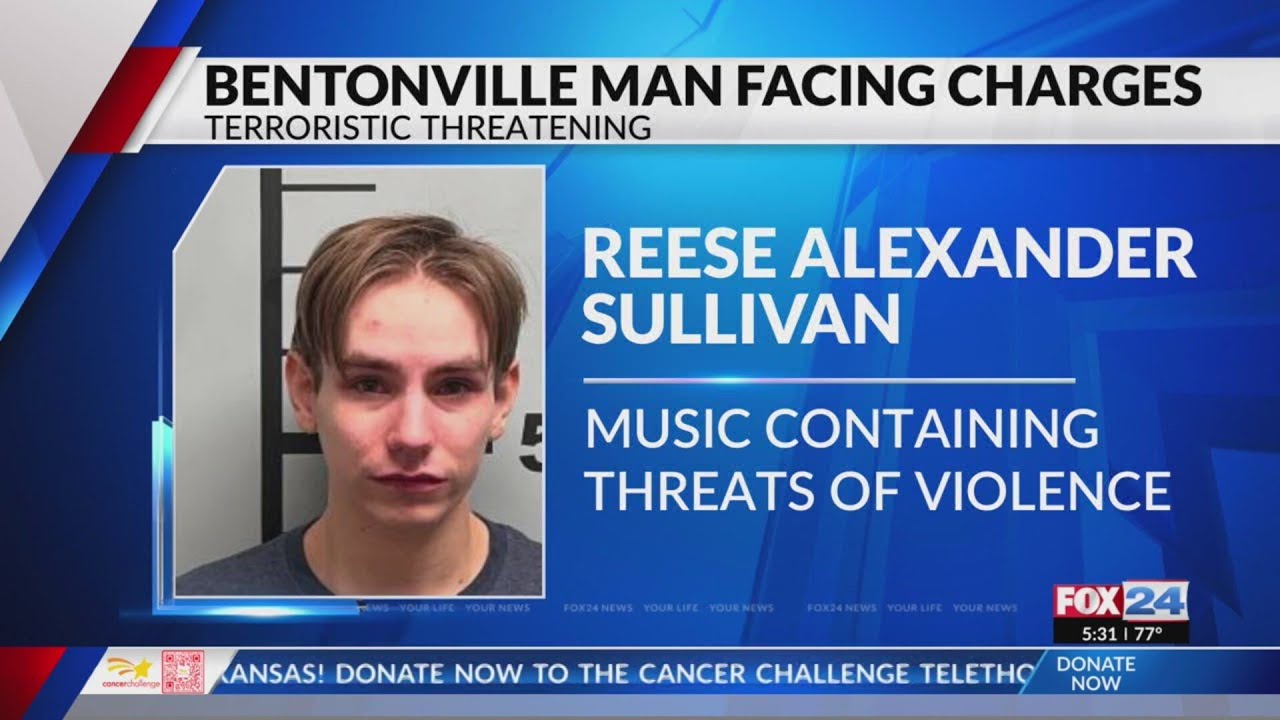 Bentonville rapper arrested for threatening lyrics - YouTube