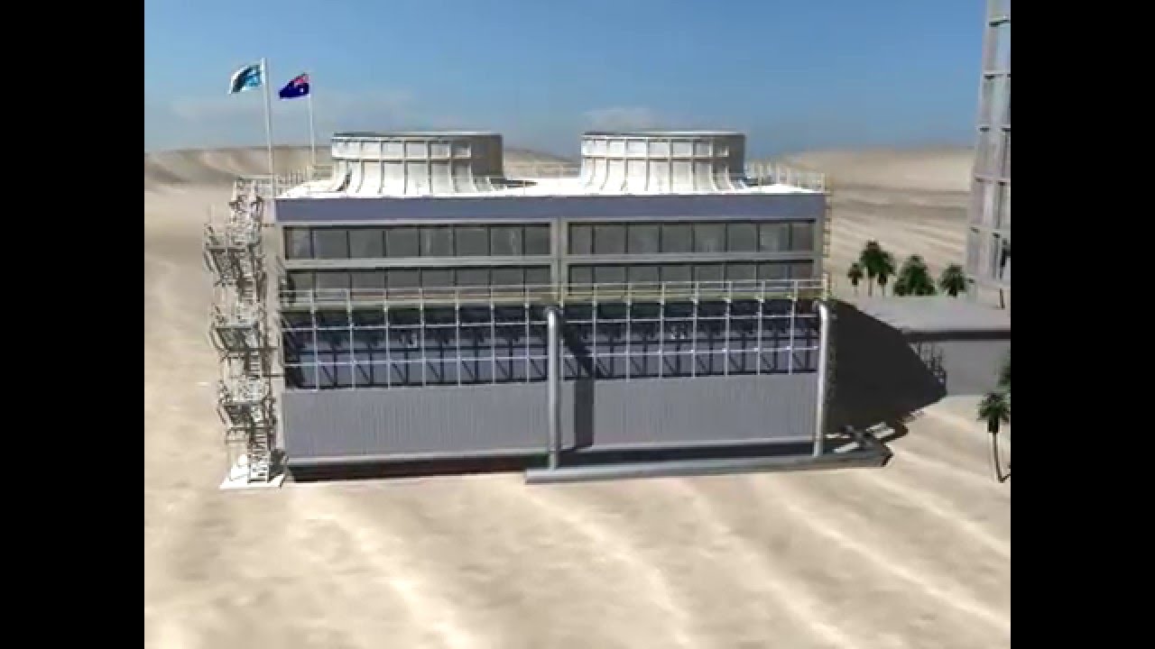 Hamon - Plume abated induced draft cooling tower - YouTube