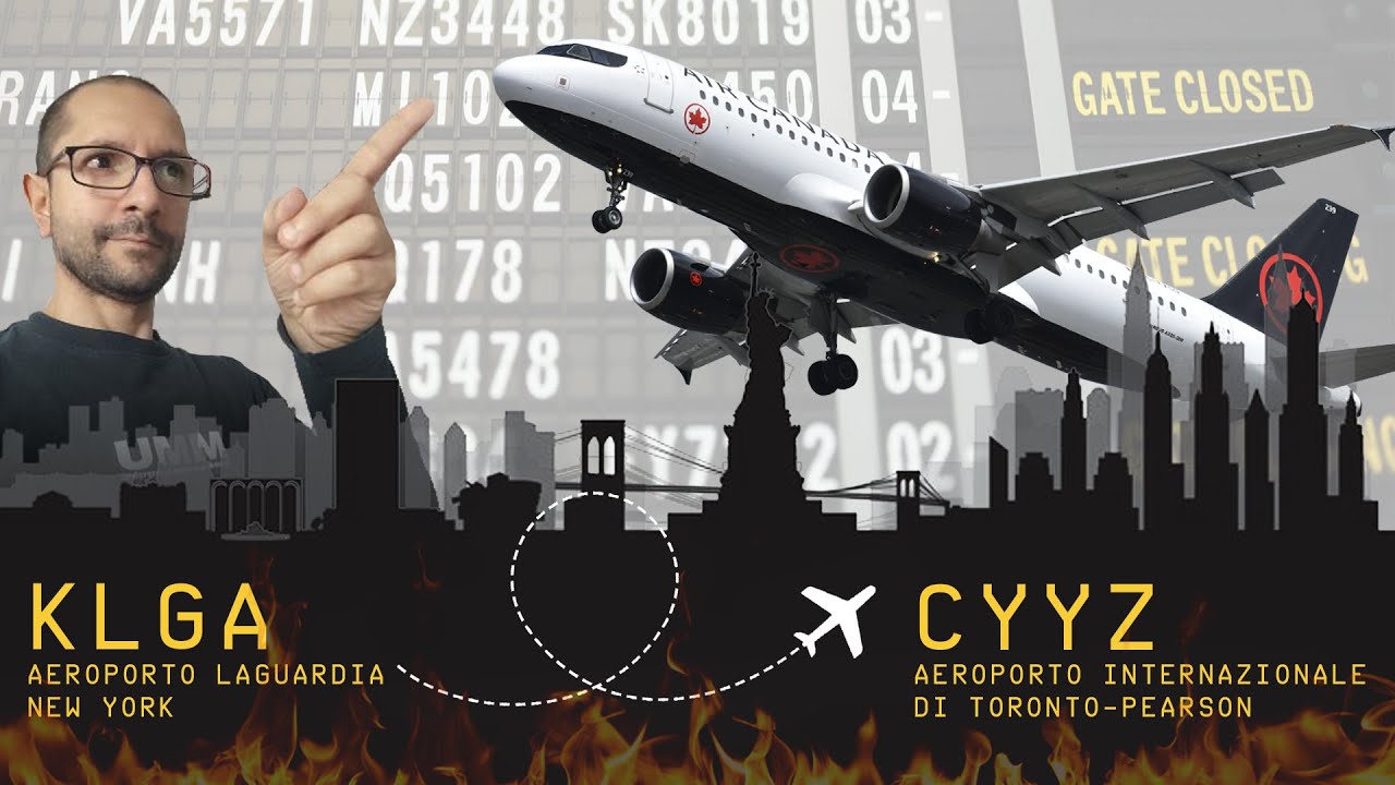 MFS2020 A Pilot's Life NEW YORK TORONTO A320 FENIX AIR CANADA - YouTube