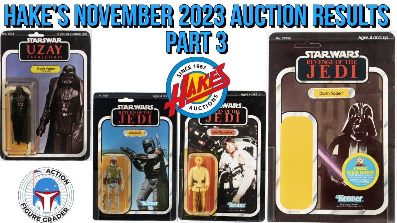Hakes Auctions Lot 239 Recap Part 3 | Vintage Star Wars Action Figures ...