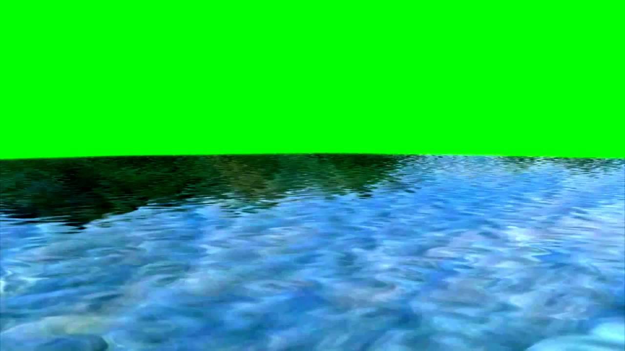 Water waves - free green screen effects - YouTube