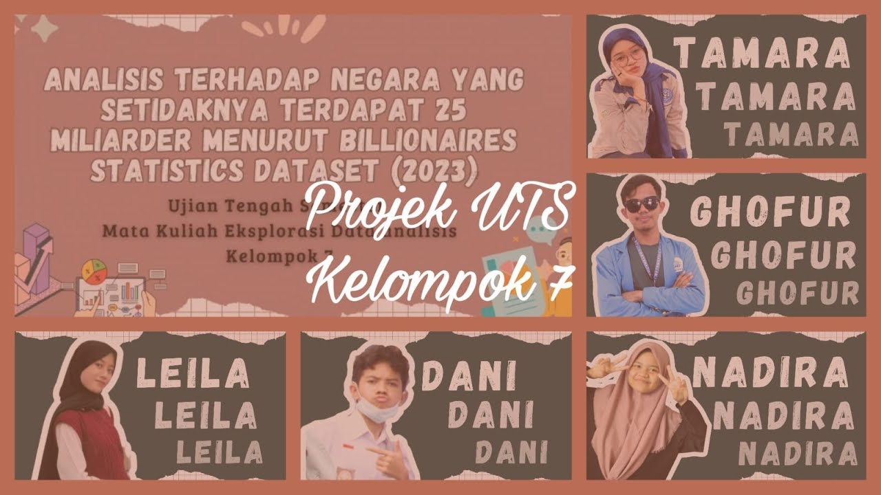projek UTS EDA kelompok 7 || pre-processing, statistik, dan visualisasi data - YouTube
