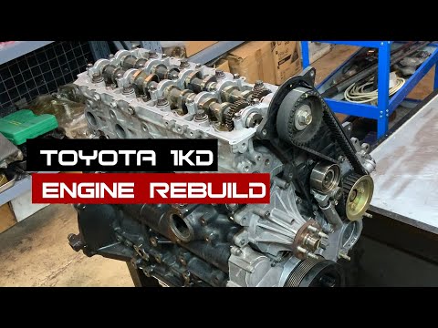 Engine Rebuild ASMR 1KD-FTV  Assembly | Toyota Diesel Overhaul | Hilux Fortuner