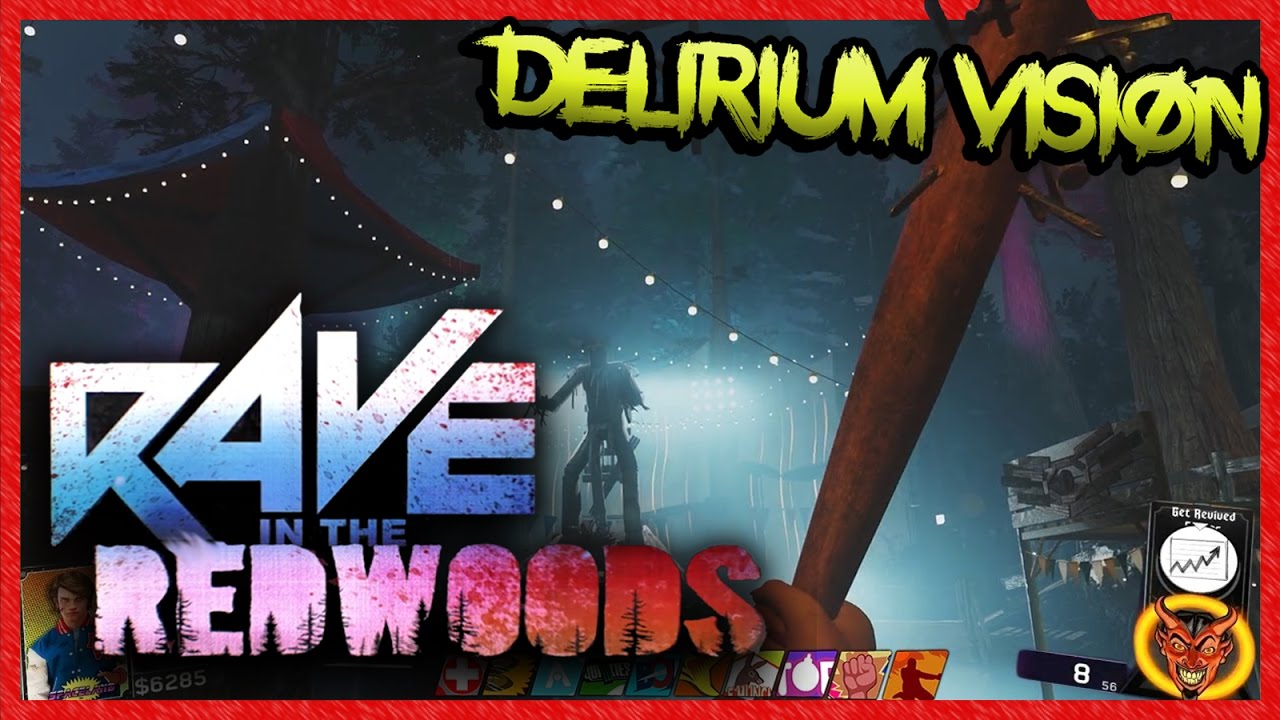 INFINITE WARFARE ZOMBIES: DLC 1 "RAVE IN THE REDWOODS" TRAILER SECRETS ...